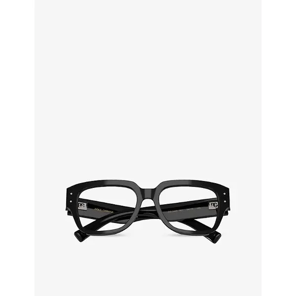 Dolce & Gabbana Dg3405 Square-frame Optical Glasses - Black