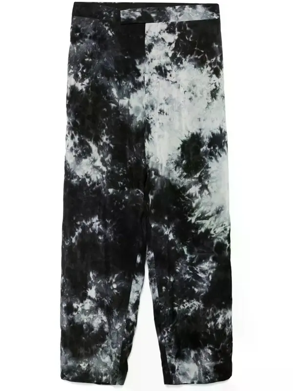 SAPIO Nº10 Printed Trousers - Black