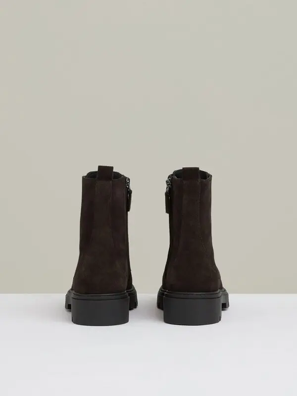 REISS Ellie Lace-up Boots