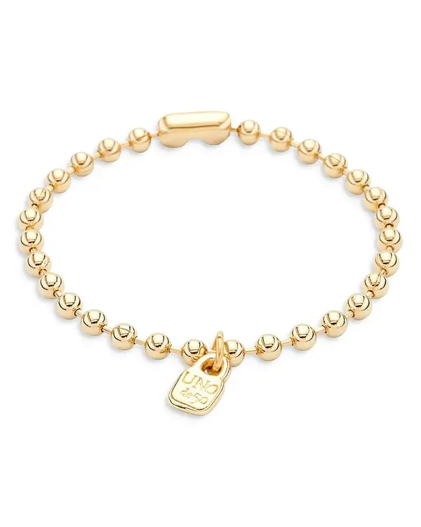 UNODE50 18k -plated Beaded Bracelet - Gold