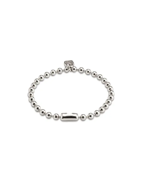 UNODE50 18k -plated Beaded Bracelet - Silver