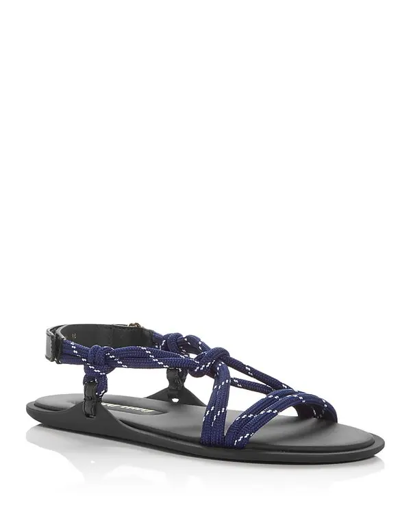 Miu Miu Nastro Rope Sandals - Baltico