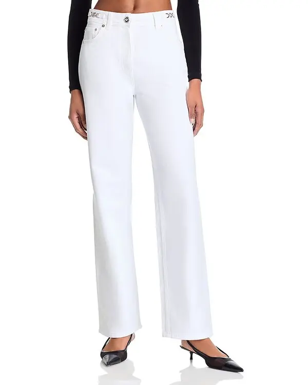 Versace High-rise Straight Leg Jeans