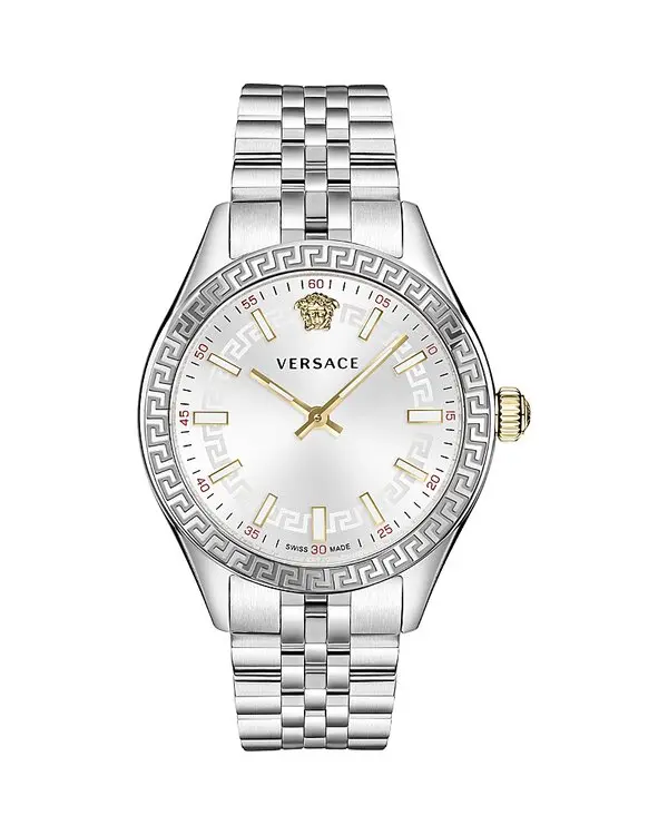 Versace Hellenyium 36mm Bracelet Watch - Silver/silver