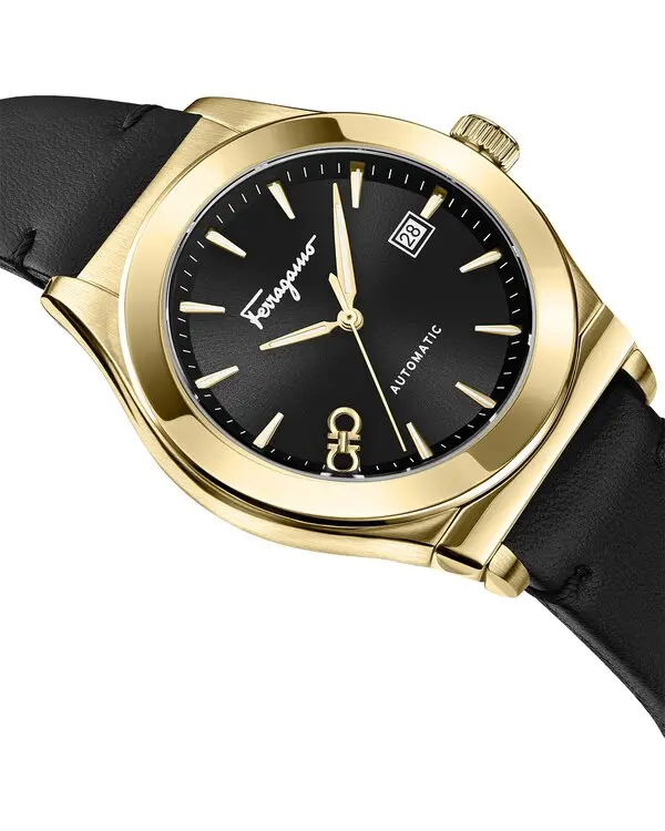 FERRAGAMO 1927 42mm Watch - Black/black