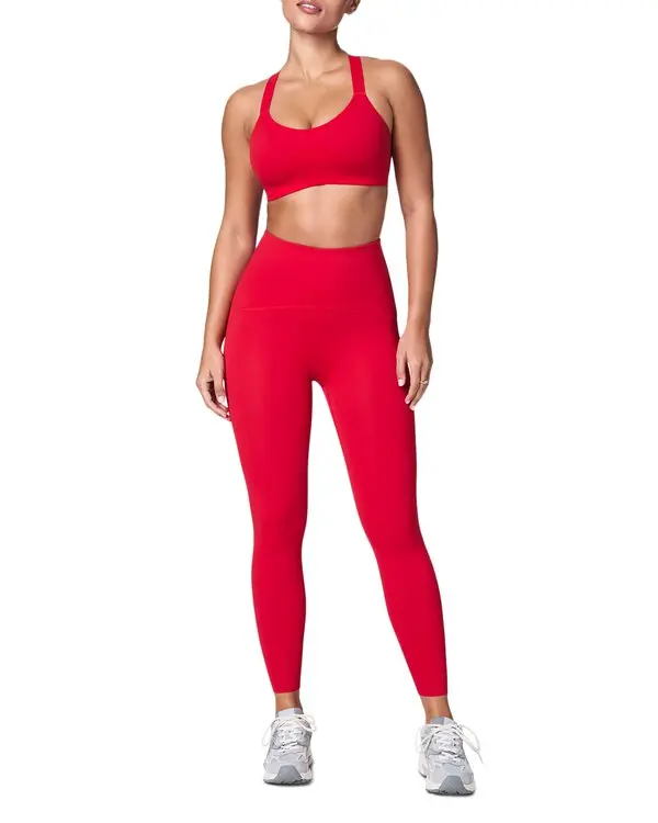 Spanx Mid Impact Sports Bra - Spanx Red