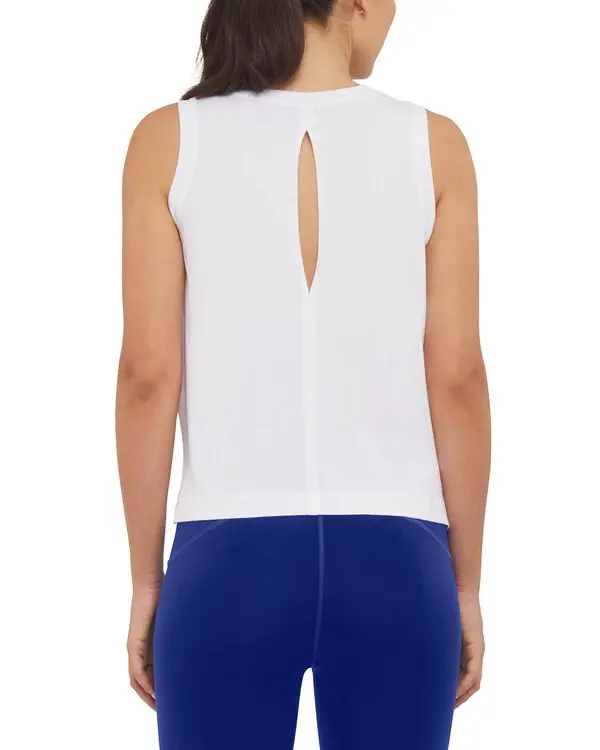 Spanx Supernaturals Flow Crewneck Tank Top - Vivid White