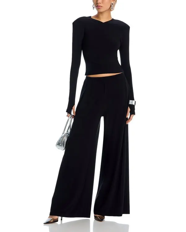 Norma Kamali Wide Leg Pants