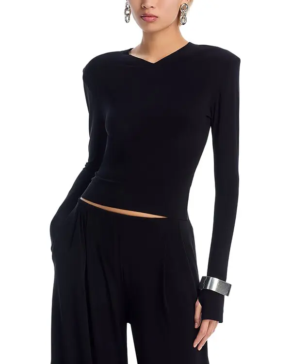 Norma Kamali Long Sleeve Top