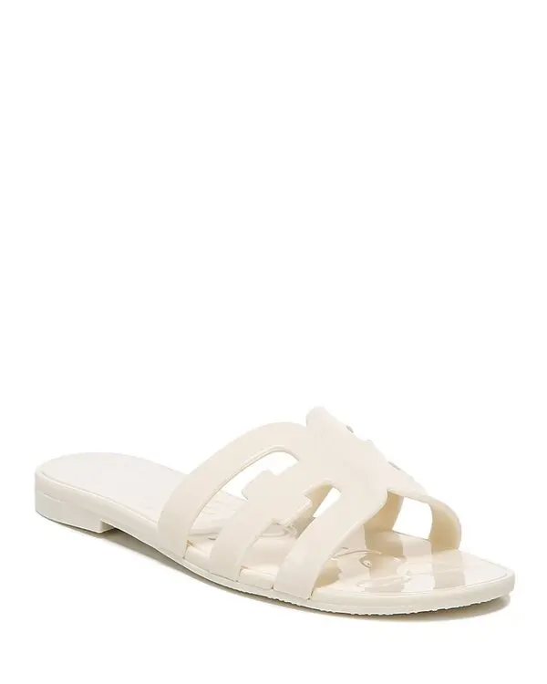 Sam Edelman Bay Jelly Slide Sandals - Ivory