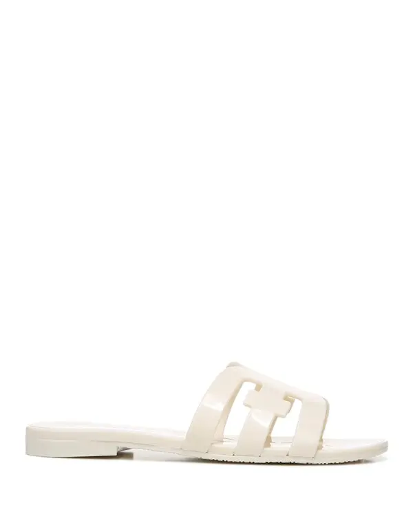 Sam Edelman Bay Jelly Slide Sandals - Ivory