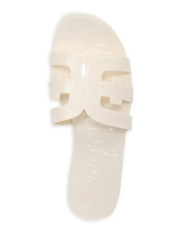 Sam Edelman Bay Jelly Slide Sandals - Ivory