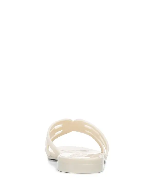 Sam Edelman Bay Jelly Slide Sandals - Ivory