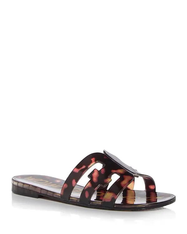 Sam Edelman Bay Jelly Slide Sandals - Tortoise
