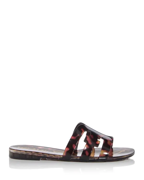 Sam Edelman Bay Jelly Slide Sandals - Tortoise