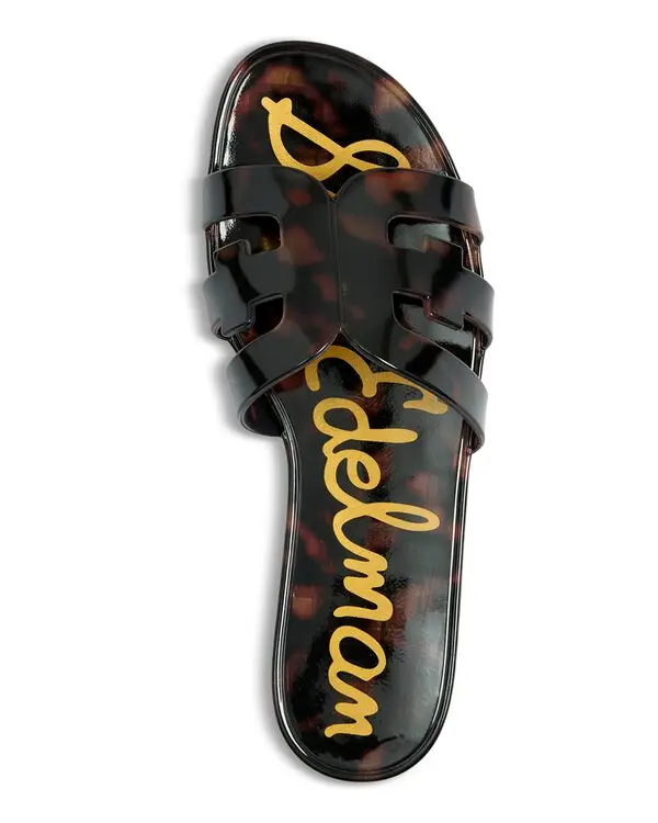 Sam Edelman Bay Jelly Slide Sandals - Tortoise