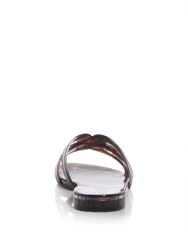 Sam Edelman Bay Jelly Slide Sandals - Tortoise