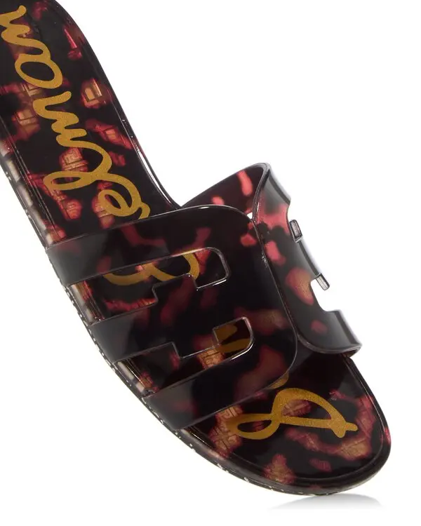 Sam Edelman Bay Jelly Slide Sandals - Tortoise
