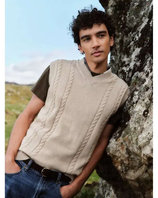 Barbour Navar Regular Fit Knit Vest