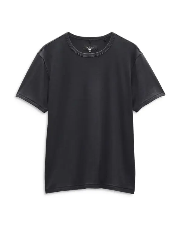 Rag & Bone Pima Interlock Tee - Black