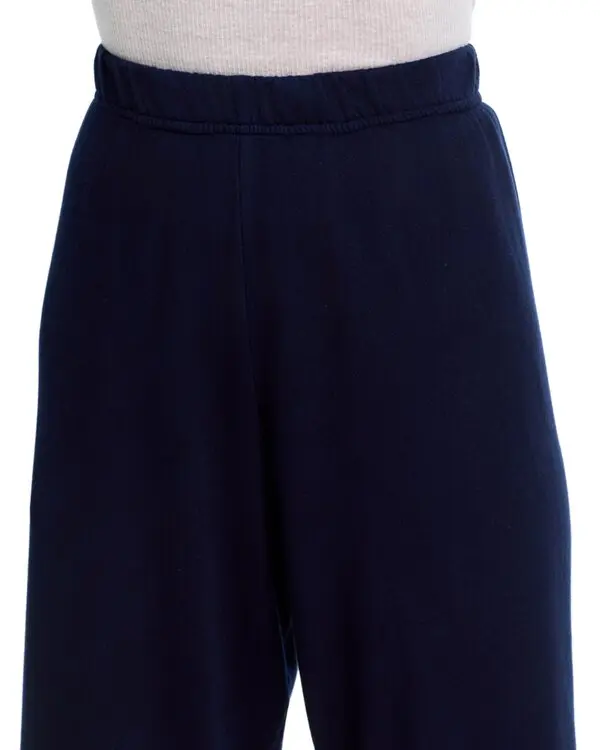 Aqua Melody Wide Leg Sweatpants - Navy