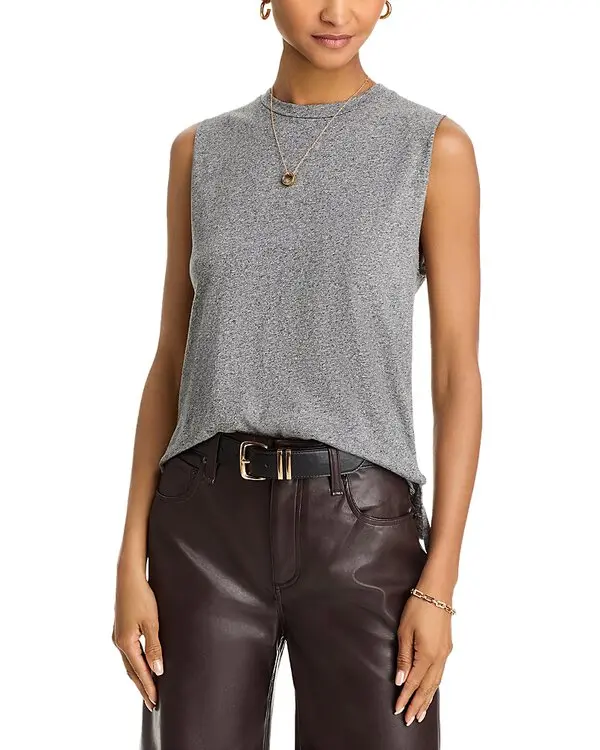 Aqua Diana Muscle Tank - Heather Gray