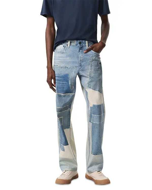 Rag & Bone Fit 4 Miramar Relaxed Fit Jeans - Patchwork