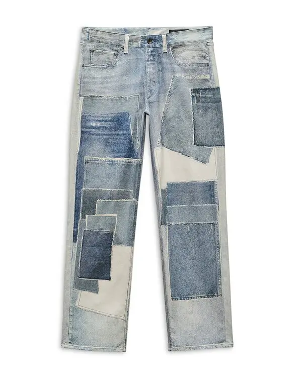 Rag & Bone Fit 4 Miramar Relaxed Fit Jeans - Patchwork