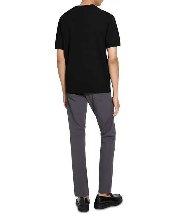 Theory Soris Tee In Fine Bilen - Black