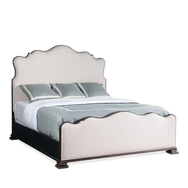HOOKER FURNITURE Charleston King Upholstered Bed Frame - Beige