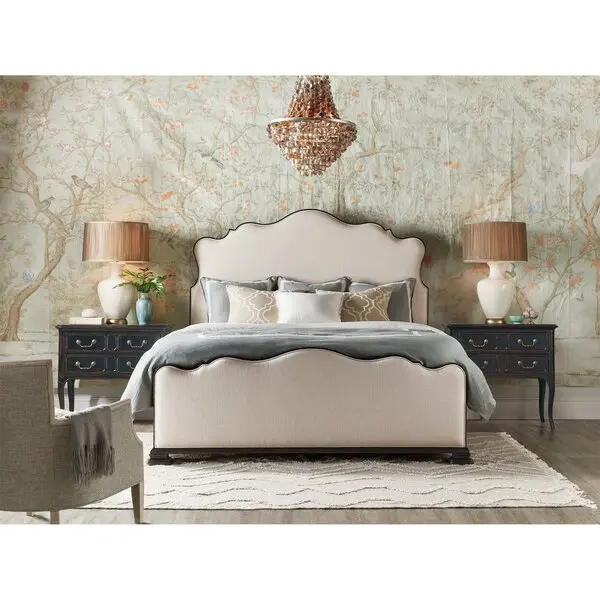 HOOKER FURNITURE Charleston King Upholstered Bed Frame