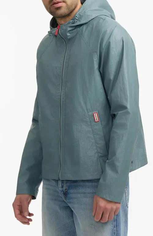 Hunter Water Repellent Crinkle Jacket - Blizzard Blue