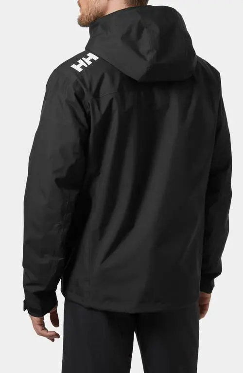 Helly Hansen Hooded Waterproof Sailing Jacket - Black
