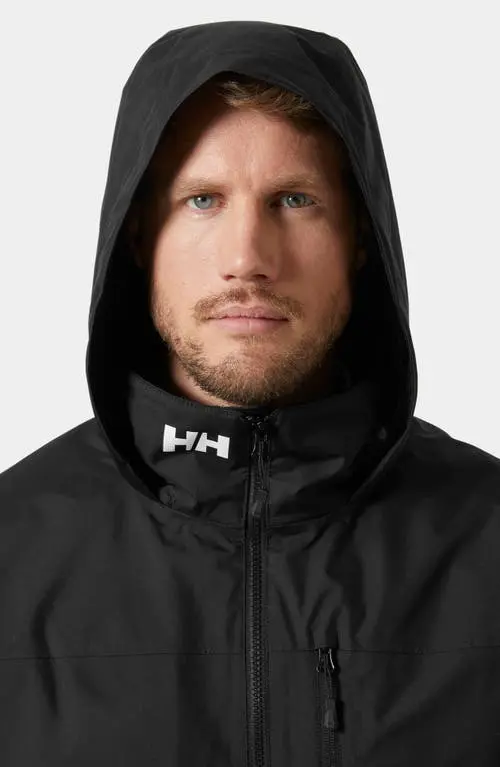 Helly Hansen Hooded Waterproof Sailing Jacket - Black