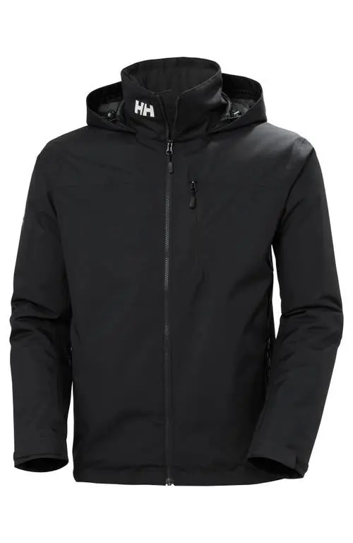 Helly Hansen Hooded Waterproof Sailing Jacket - Black