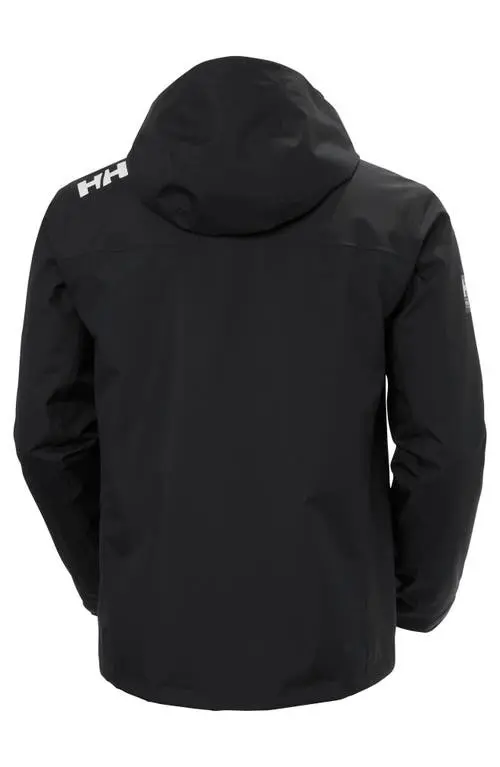 Helly Hansen Hooded Waterproof Sailing Jacket - Black