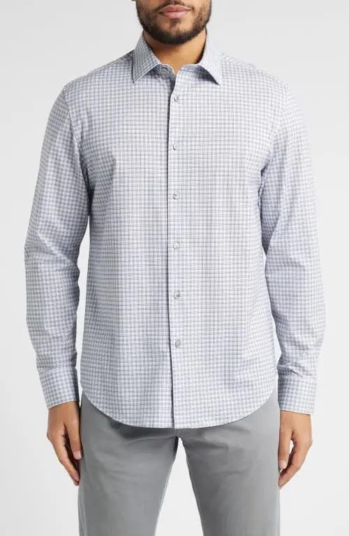 Bugatchi James Ooohcotton® Button-up Shirt - Platinum