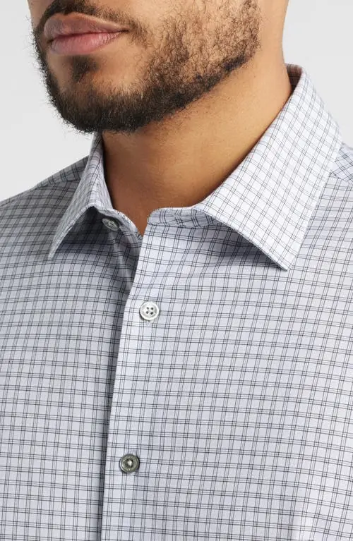 Bugatchi James Ooohcotton® Button-up Shirt - Platinum