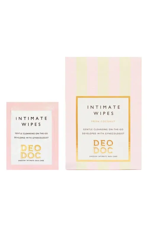 DEODOC Intimate Wipes - Fresh Coconut