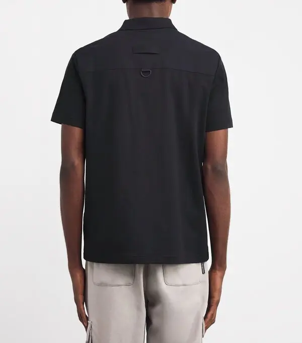 Moose Knuckles Cotton Dalon Chest Pocket Polo Shirt