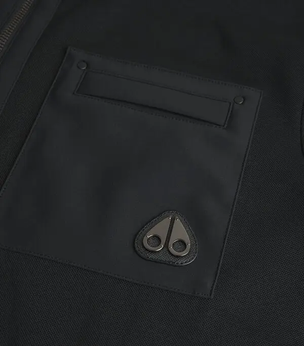 Moose Knuckles Cotton Dalon Chest Pocket Polo Shirt