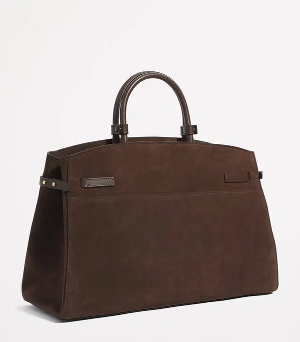 DEMELLIER Suede New York Top-handle Bag