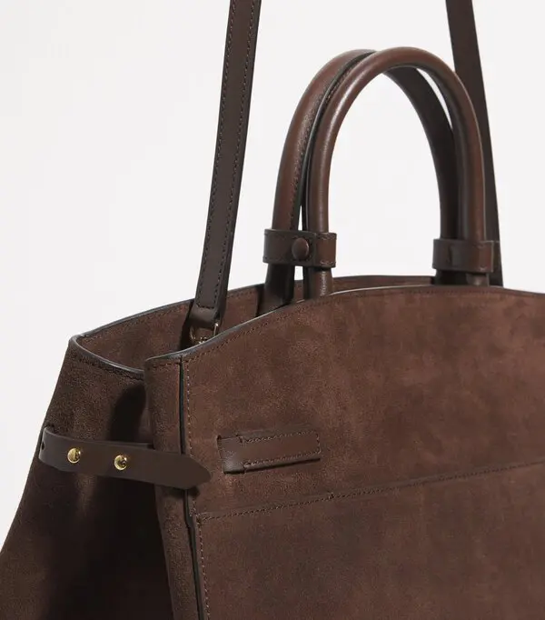 DEMELLIER Suede New York Top-handle Bag