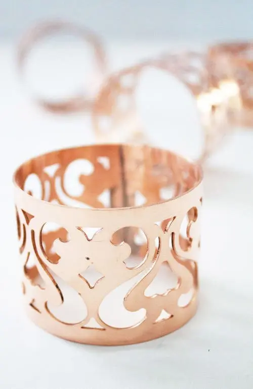 COPPERMILL KITCHEN Set Of 4 Vintage Inspired Napkin Rings