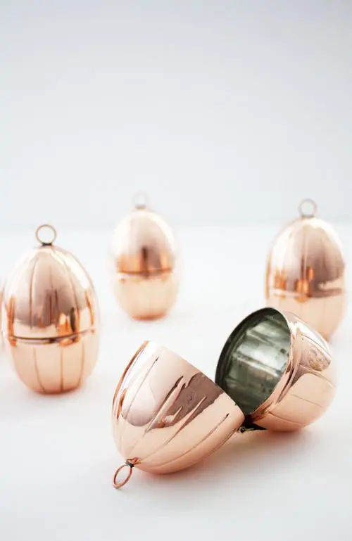 COPPERMILL KITCHEN Cmk Vintage Inspired Handmade Egg Ornaments