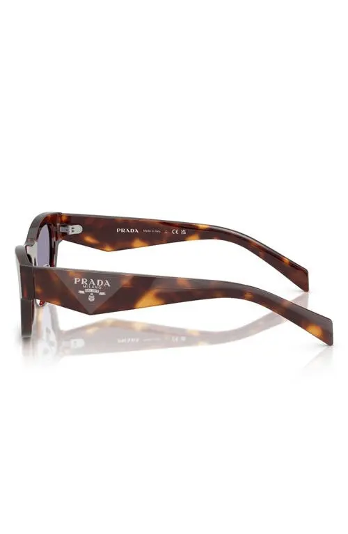 Prada 53mm Butterfly Sunglasses