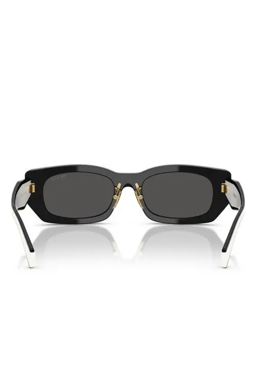 Prada 53mm Pillow Sunglasses