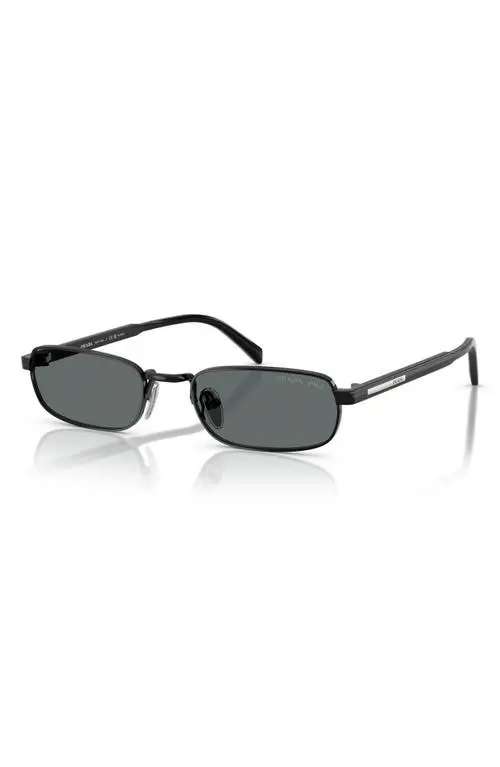 Prada 54mm Rectangular Sunglasses