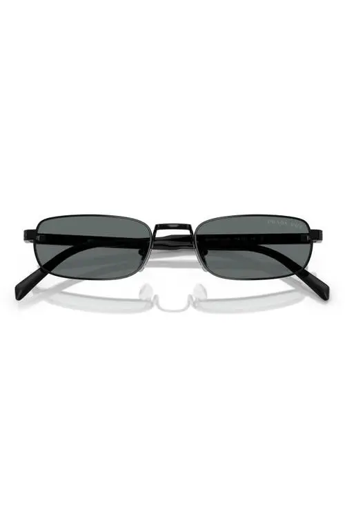 Prada 54mm Rectangular Sunglasses