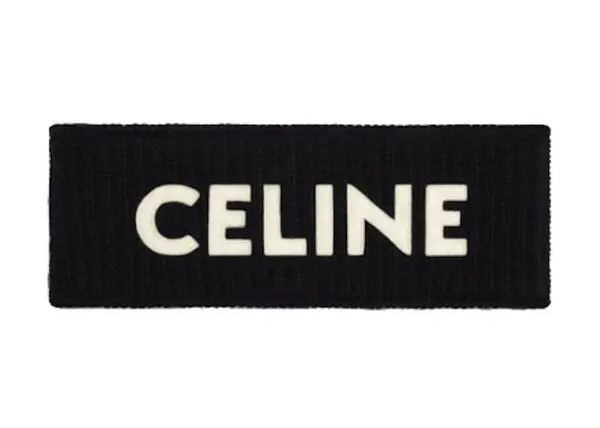 Celine Headband In Wool - Black | Editorialist display picture 2